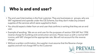Domestic Vat Reverse Charge for the Construction Industry | PPT