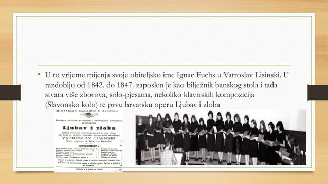Vatroslav Lisinski (by paula) | PPTX