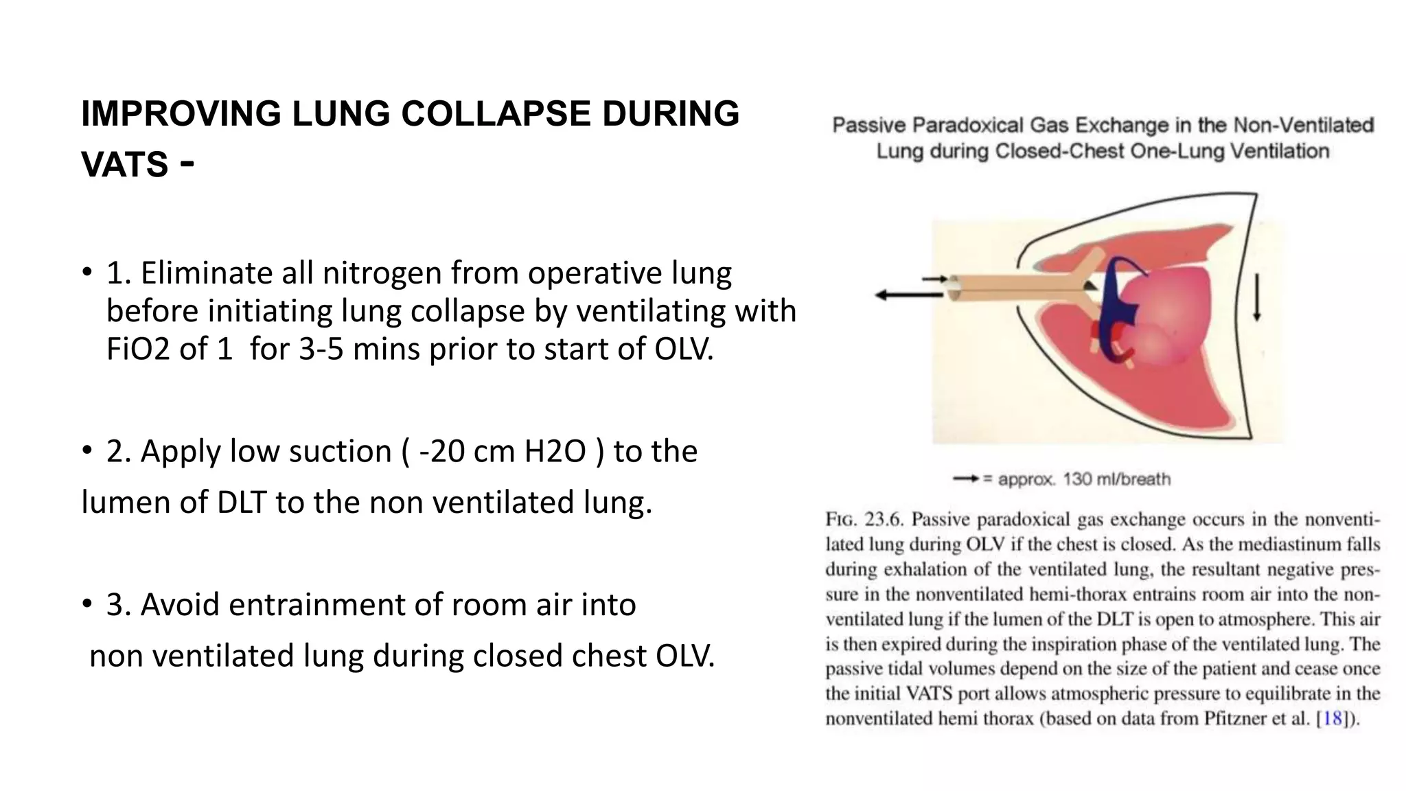 ANAESTHESIA FOR THORACOSCOPY AND VATS | PPTX