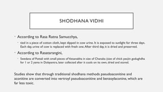 vatsanabha (Aconitum ferox) Agad Tantra.pptx