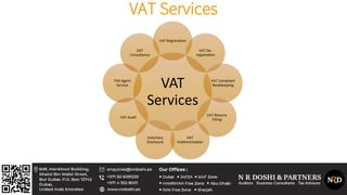 Vat services in uae | PPT