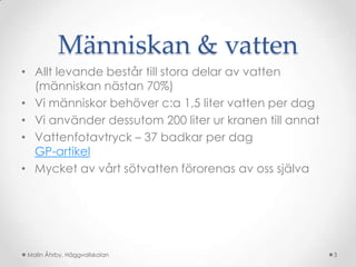 Vatten | PPTX