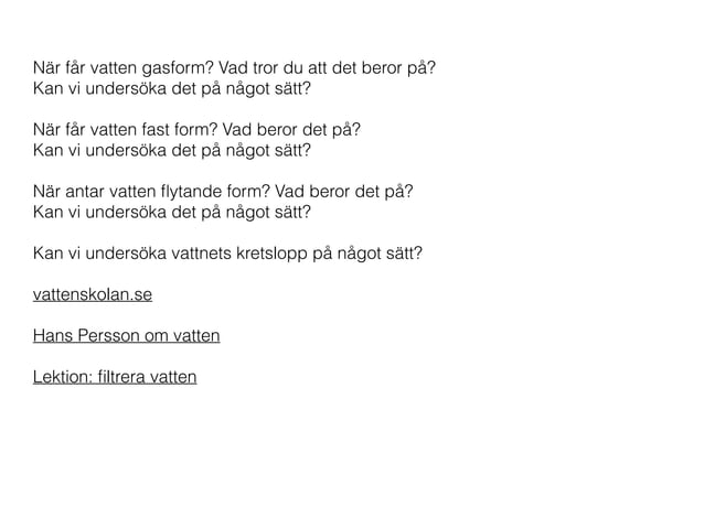 Vatten keynote | PPT