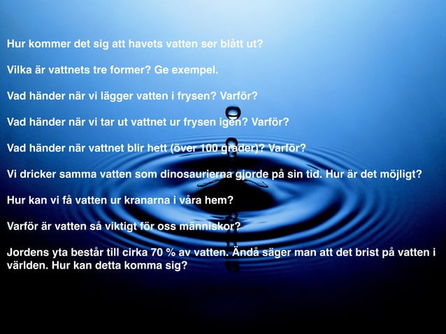 Vatten keynote | PPT