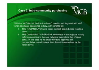 Vat Warehouse Italy Magazzini Generali Brianza | PDF