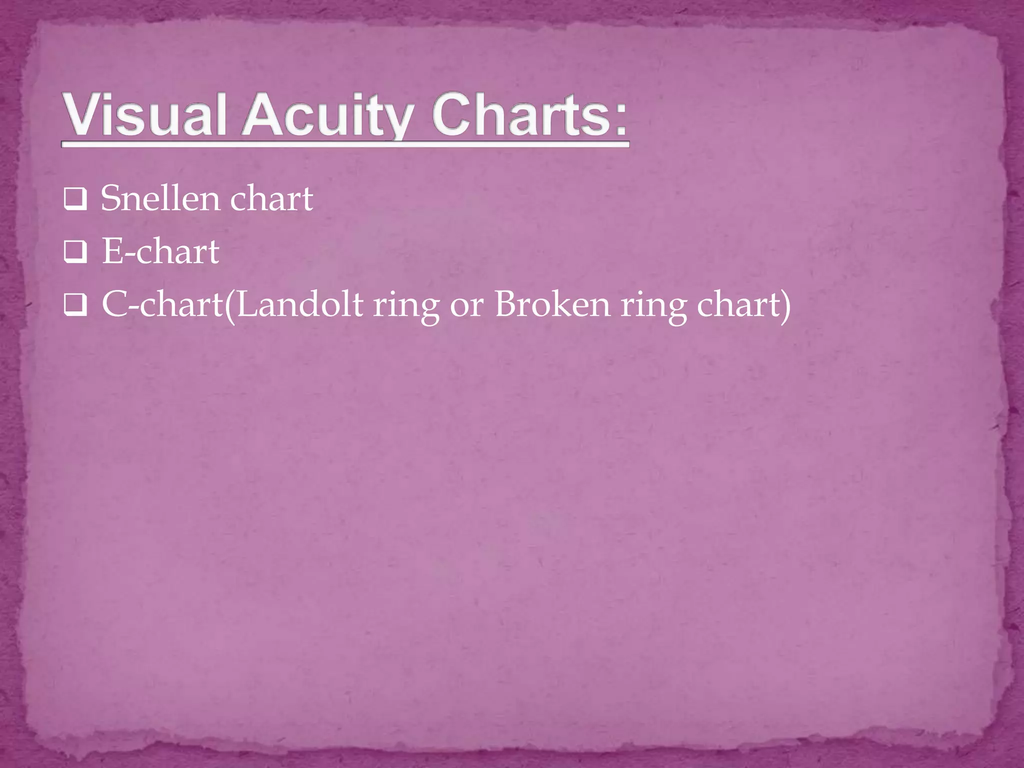 Visual acuity, visual acuity types and factors | PPTX | Eye and Vision ...