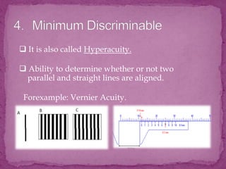 Visual acuity, visual acuity types and factors | PPTX