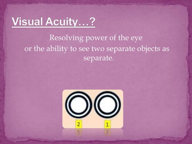 Visual acuity, visual acuity types and factors | PPTX | Eye and Vision ...