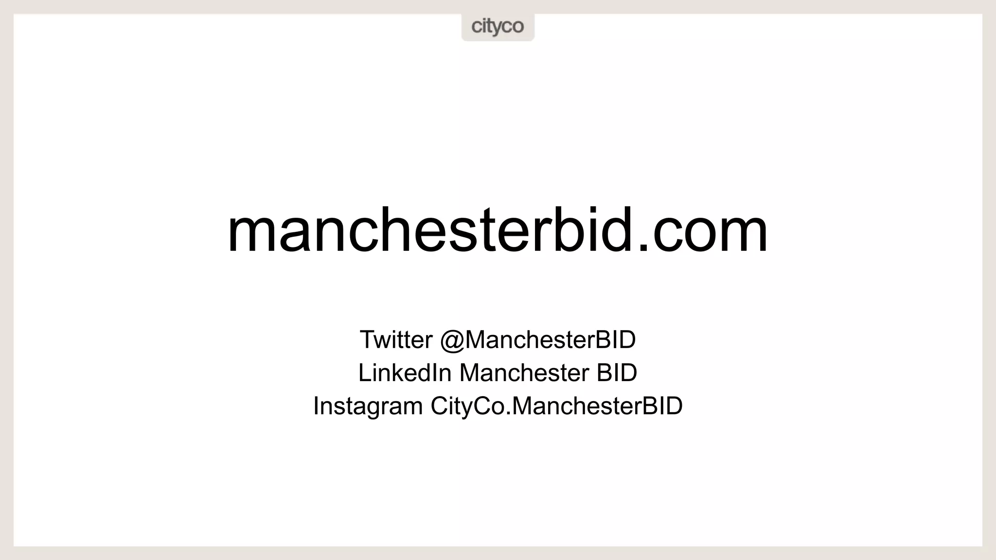CityCo & Manchester BID.pptx
