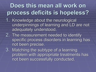 research learning disabilities students .ppt