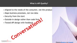 Refining Your API Design - Architecture and Modeling Learning Event | PPT