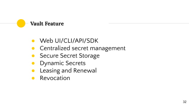 HashiCorp Vault Workshop：幫 Credentials 找個窩 | PPT