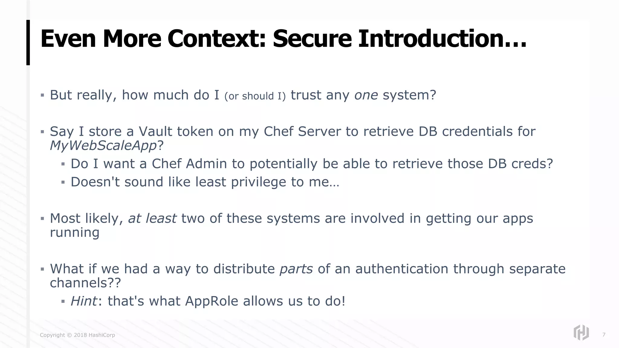 Delivering Secret Zero: Vault AppRole with Terraform and Chef | PPTX