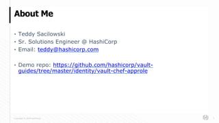 Delivering Secret Zero: Vault AppRole with Terraform and Chef | PPTX