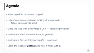 Delivering Secret Zero: Vault AppRole with Terraform and Chef | PPTX