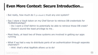 Delivering Secret Zero: Vault AppRole with Terraform and Chef | PPTX