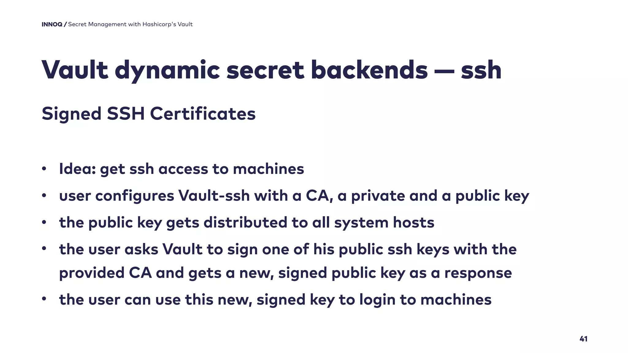 Secret Management with Hashicorp’s Vault | PDF