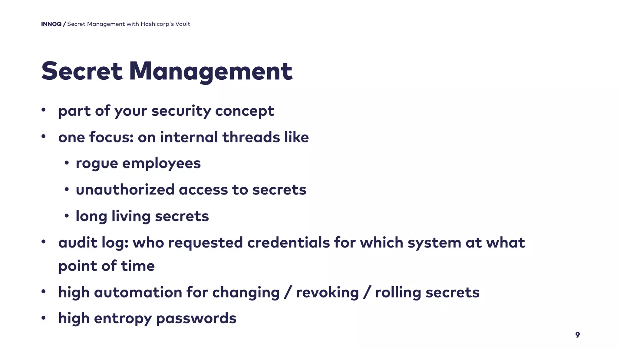 Secret Management with Hashicorp’s Vault | PDF