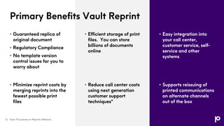 Save Thousands per Year on Your Reprint Costs | PPTX