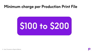 Save Thousands per Year on Your Reprint Costs | PPTX