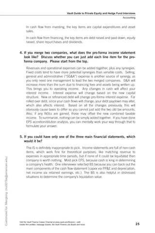 Career Guide Private Equity and Hedge Fund Interview | PDF