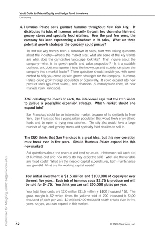 Career Guide Private Equity and Hedge Fund Interview | PDF