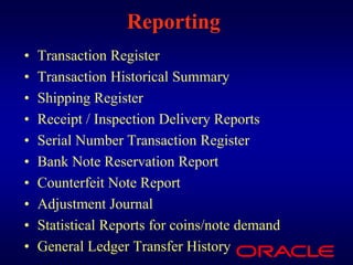 Vault management system_for_central_banks | PPTX