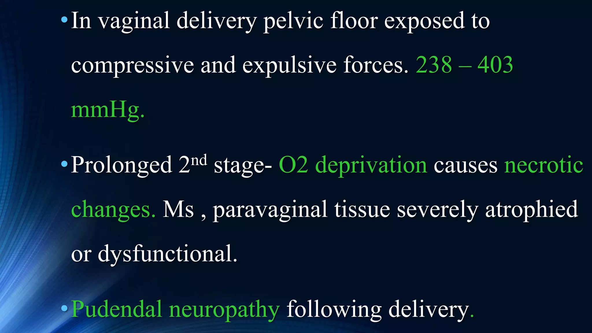 Vault prolapse, Pelvic organ Prolapse, Supports Of Uterus | PPSX