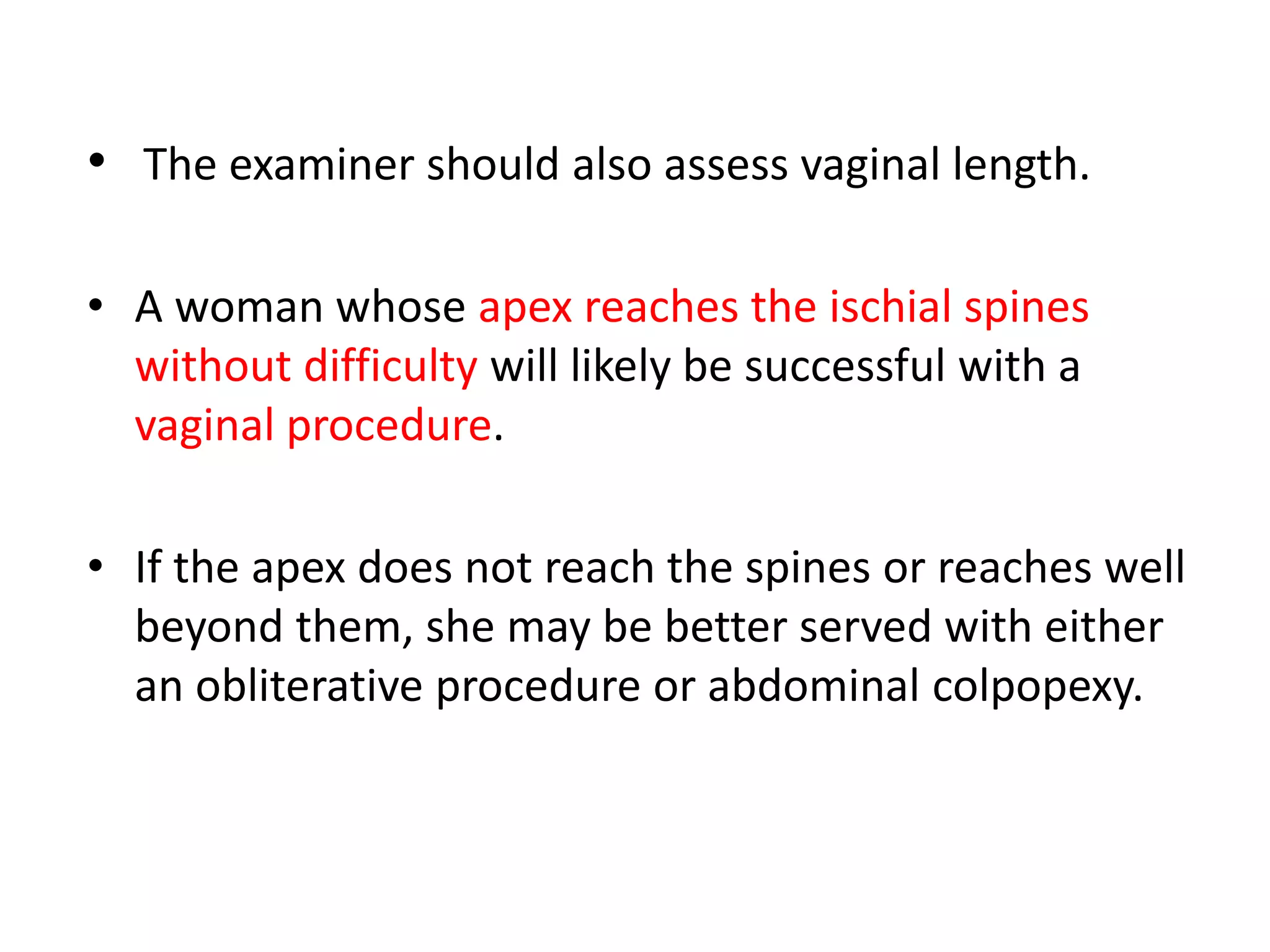 Vaginal Vault prolapse and suspension | PPTX