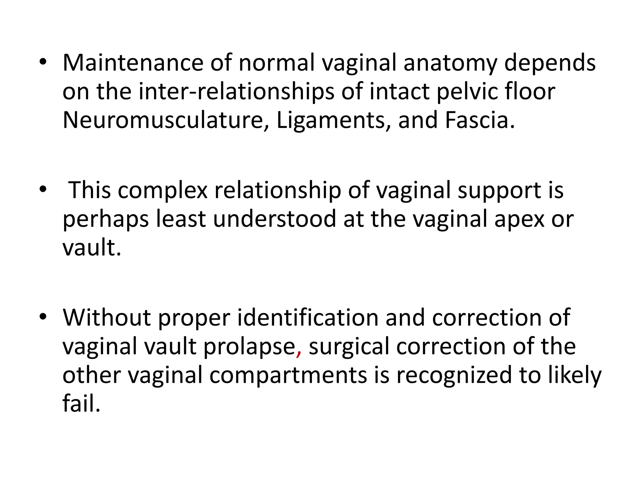 Vaginal Vault prolapse and suspension | PPTX