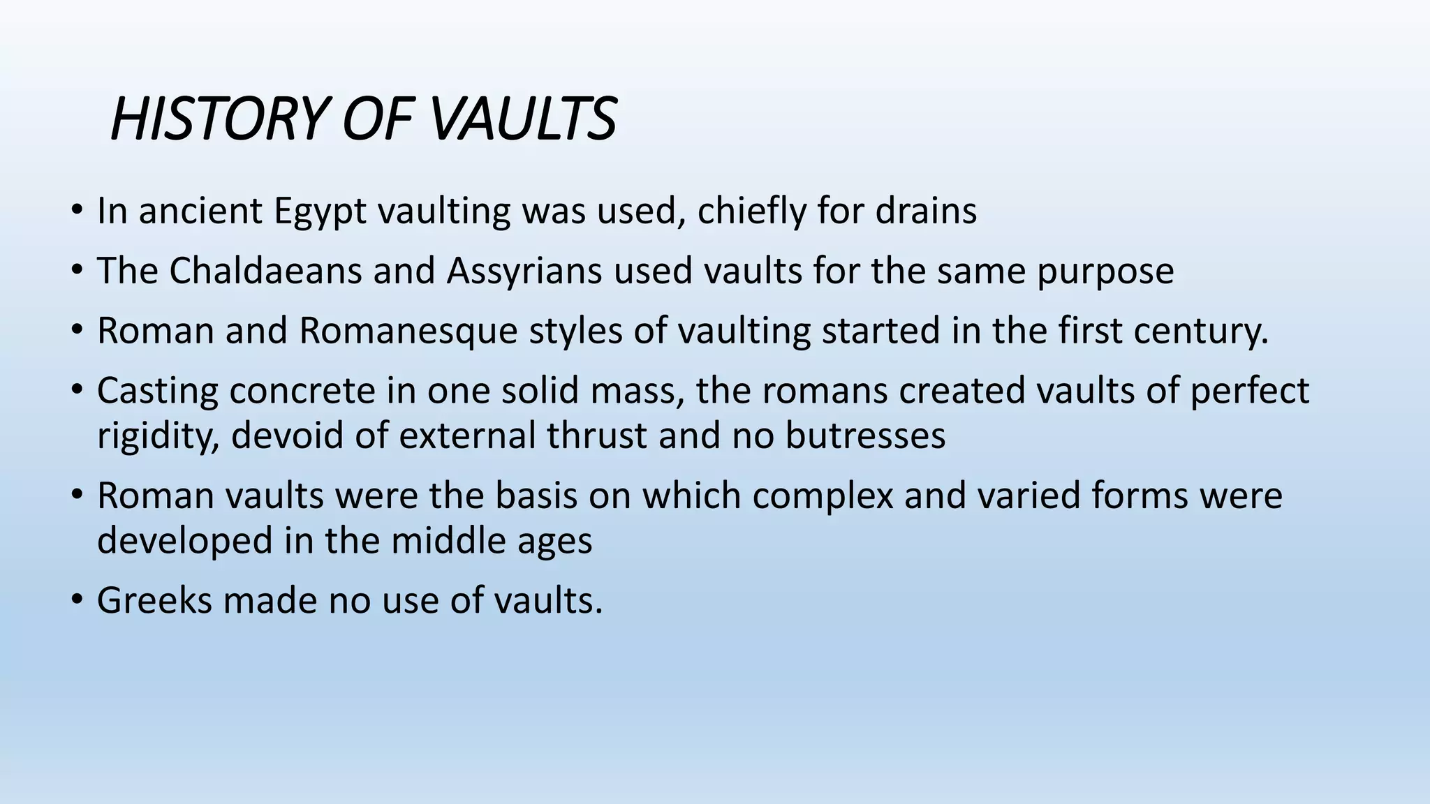 Vaults | PPTX