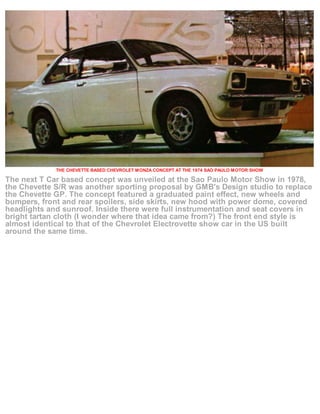 Vauxhall t car aka chevrolet chevette brazil | PDF