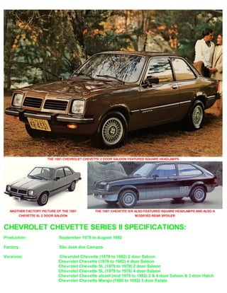 Vauxhall t car aka chevrolet chevette brazil | PDF