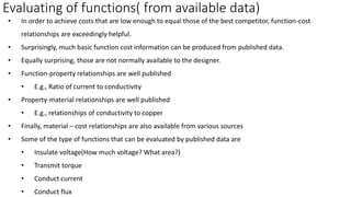 Value Analysis and Value Engineering -Function & Evaluation of Function ...