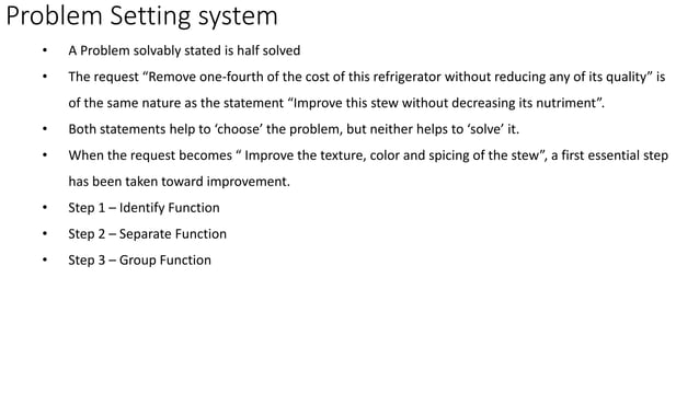 Value Analysis And Value Engineering Function And Evaluation Of Function 1258