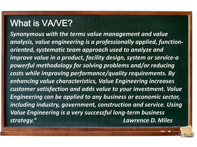 What is VAVE | PPTX