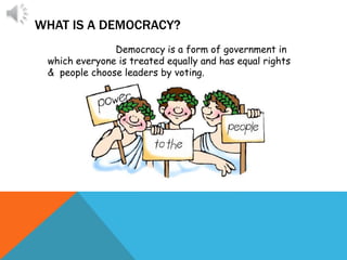 difference between democracy and non democracy | PPTX