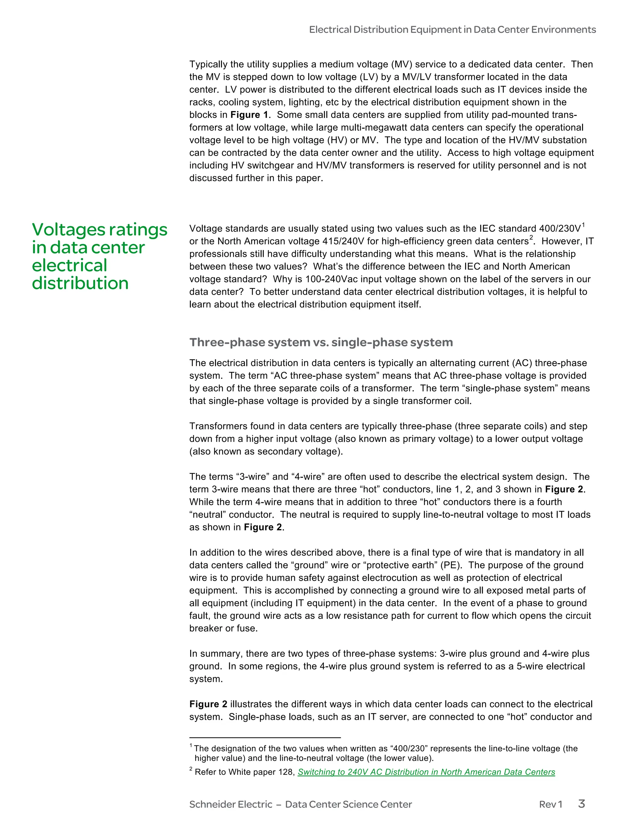 Electrical Distribution Equipment in Data Center Environments | PDF