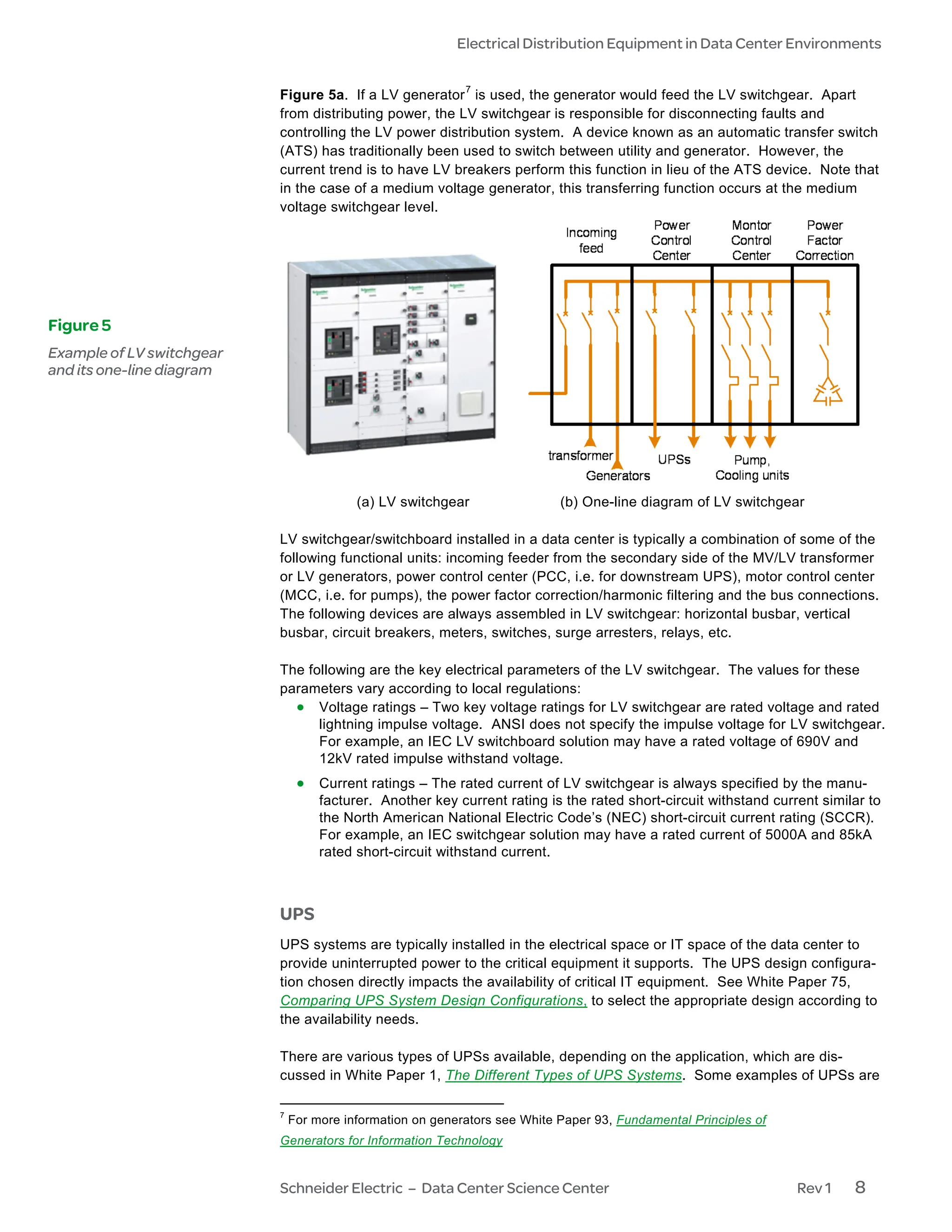 Electrical Distribution Equipment in Data Center Environments | PDF