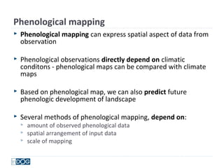 Vavra - Assessment and visualization of phenological data by using of ...