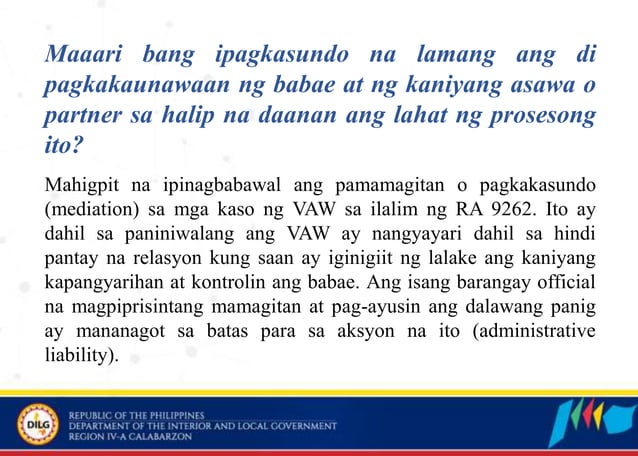 VAWC-RA-9262 Anti Violence Against Women and THeir Children | PPTX | Debated Sensitive Social ...