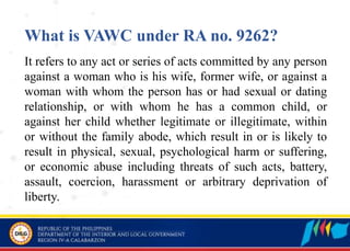 VAWC-RA-9262 Anti Violence Against Women and THeir Children | PPTX ...