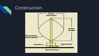 Vertical Axis Wind Turbine for Highways | PPTX