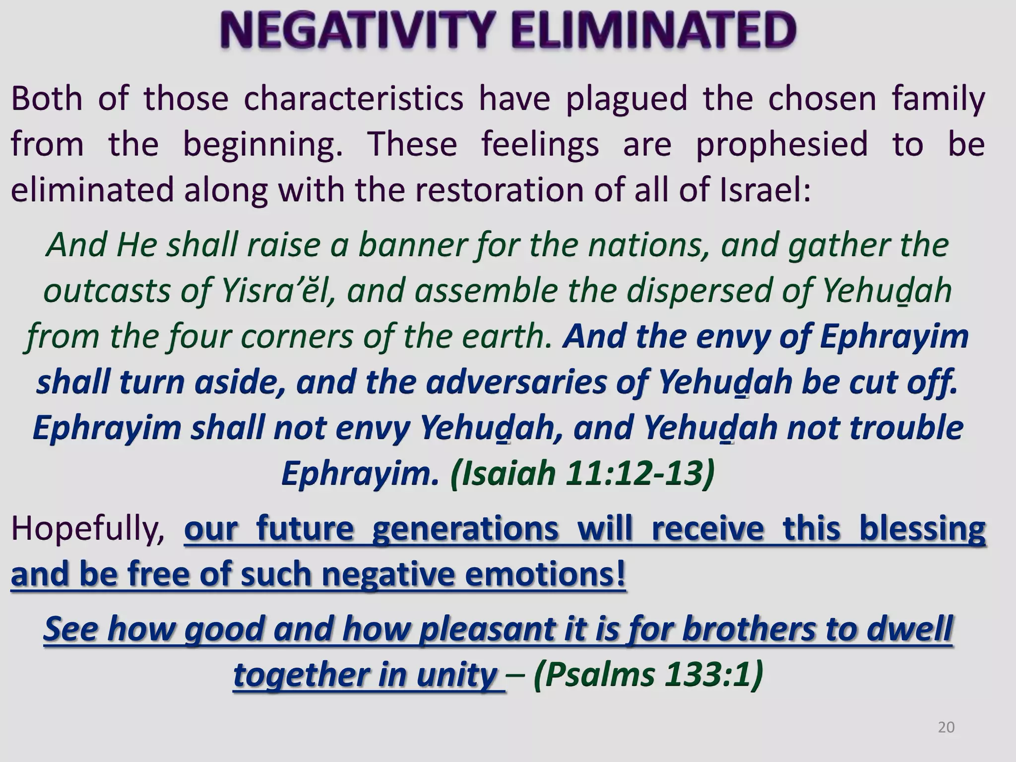 Vayechi Blessings, Curse, Twelve Tribes of Israel, Grafted In | PPTX