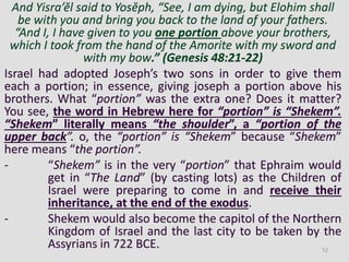 Vayechi Blessings, Curse, Twelve Tribes of Israel, Grafted In | PPTX