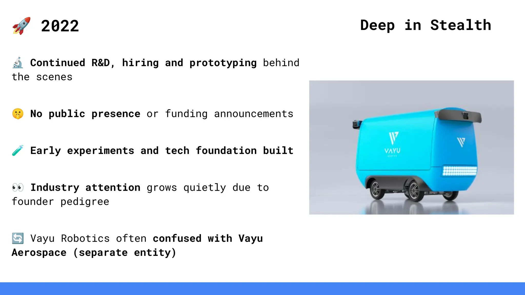 Vayu Robotics: Building the AI Brain for Robots (2021–2026) | PDF