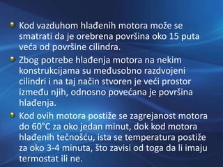 Vazdušno hlađenje motora sus david stanojevic ii3 | PPTX