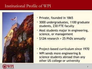 Preparing the Engineer of the Future, Part I: Projects across the ...