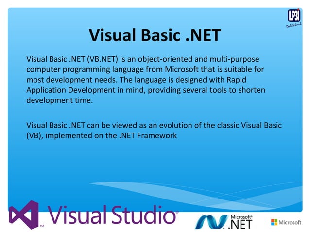 Pengantar Pemrograman Visual II | PPT