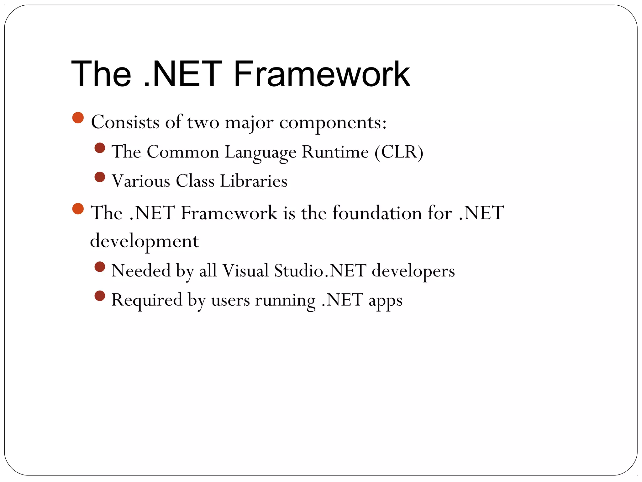Introduction to VB.net
